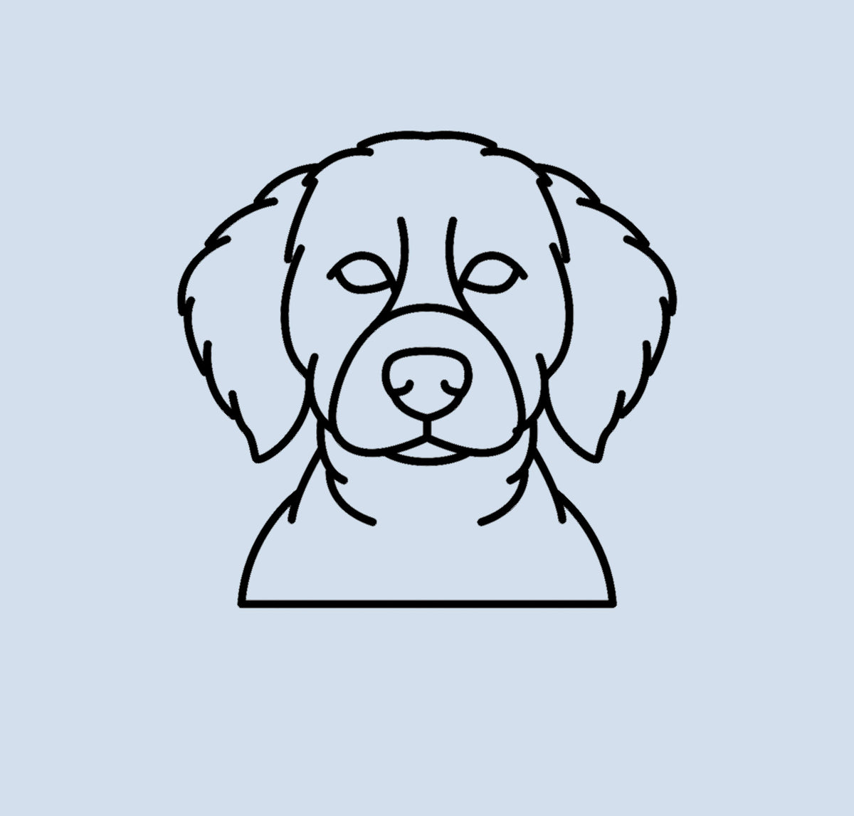 2D Labradoodle "2: Adorable Digital Artwork of a Playful Designer Dog ...